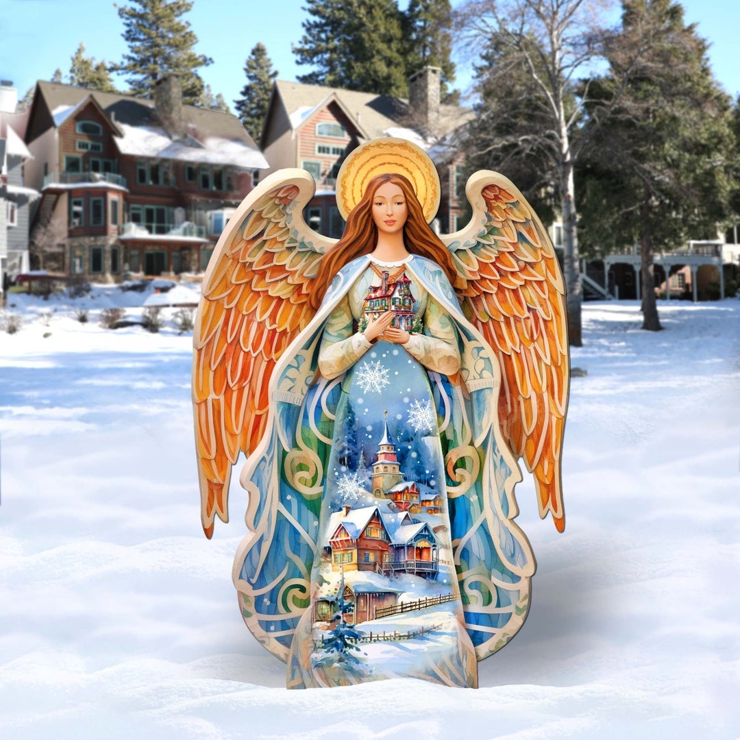 Blessing Home Angel Outdoor Decor by G. Debrekht Nativity Holiday Décor ...