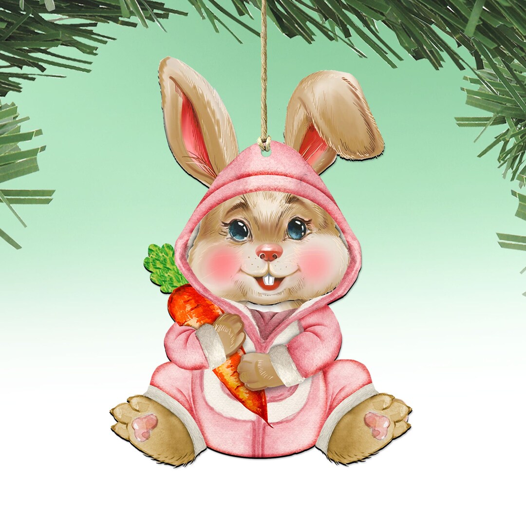 Easter Bunny Ornaments Easter Tree Decor Easter Gifts by G.debrekht ...