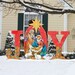 JOY NATIVITY Yard Sign Wooden Free-standing Christmas OUTDOOR ...
