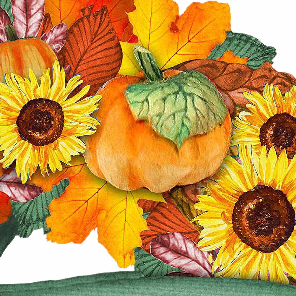 Welcome Sign Autumn Fall Flower Wreath Fall Decor - Etsy