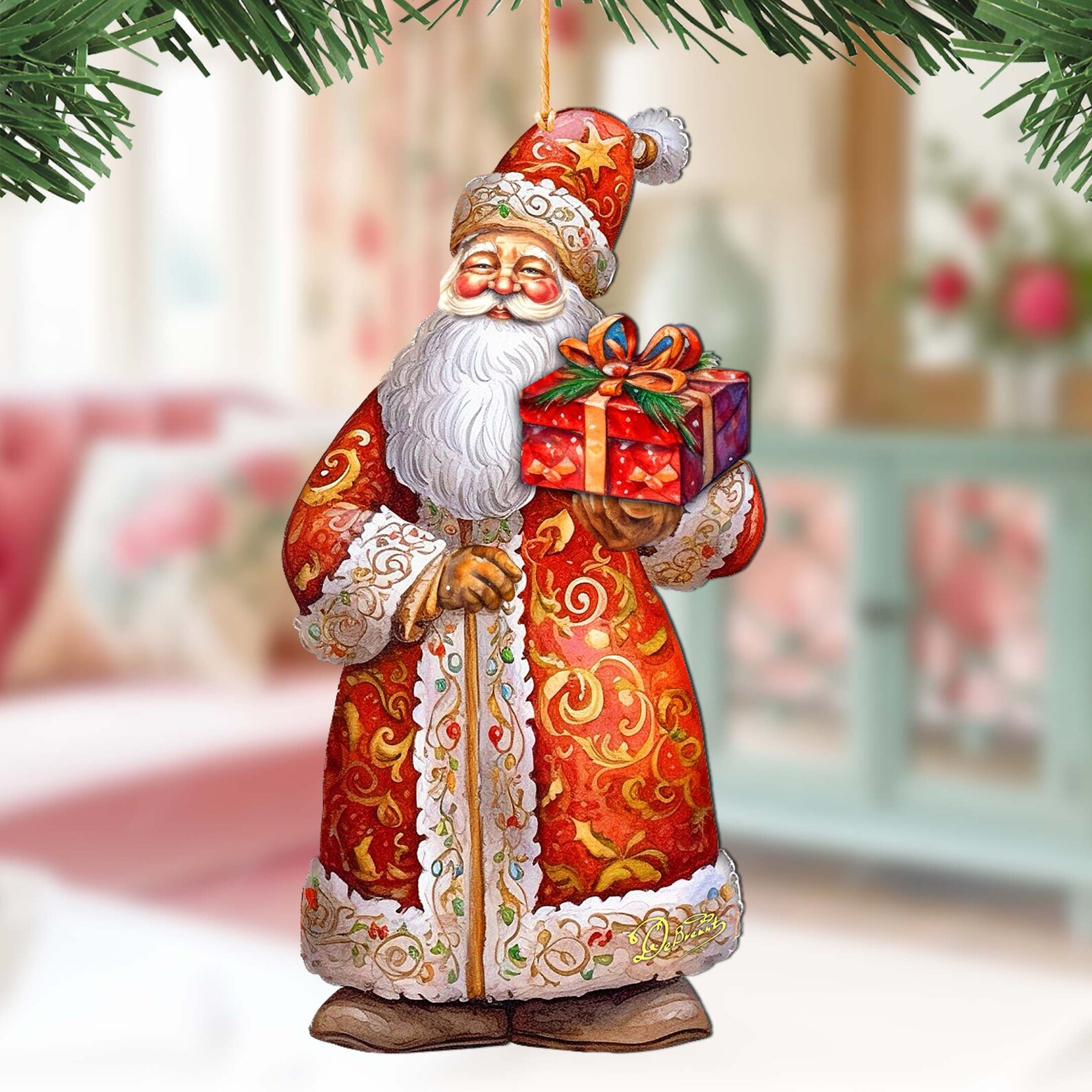 St Nicks Gift Ornament Handcrafted Christmas Tree Decoration Wooden ...