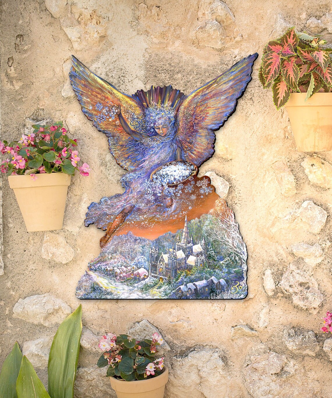 Wall Art by Josephine Wall Snow Angel Wall Decor and Over - Etsy