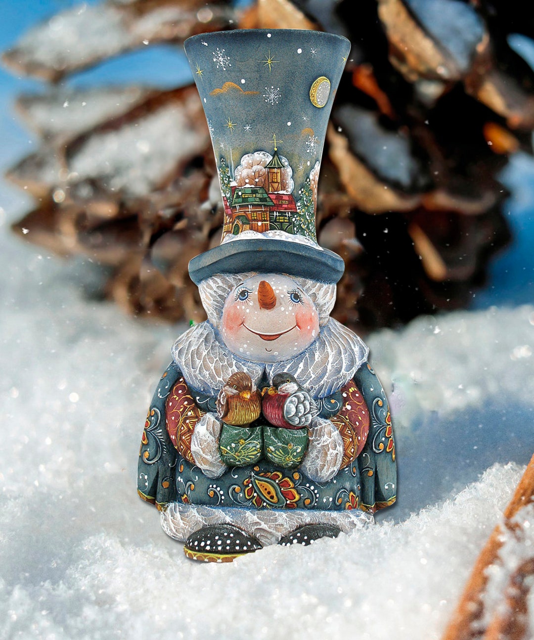 Holiday Decorations Christmas Snowman Lawn Decoration - Frosty Carolers ...