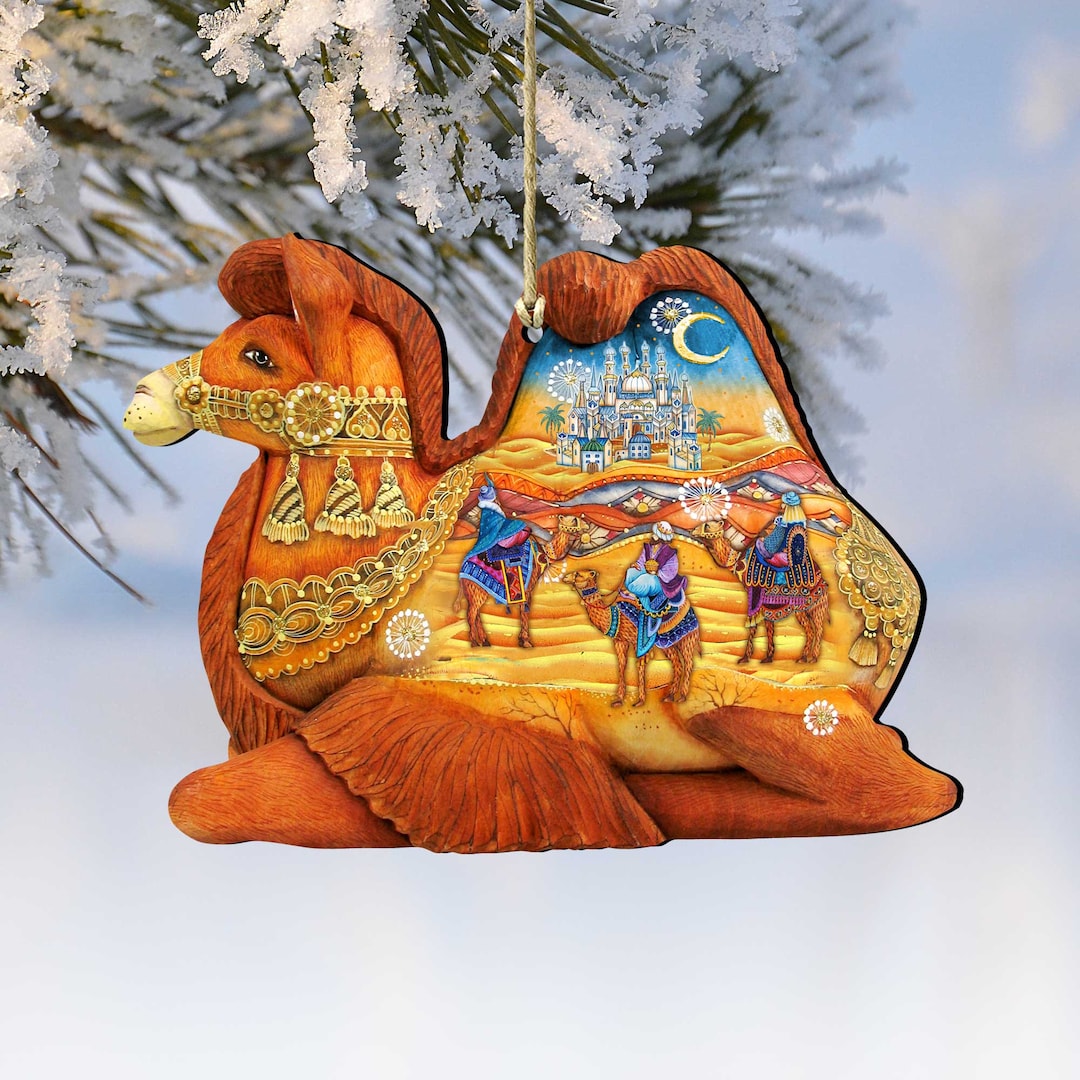Nativity Camel Ornament - Three Wise Men Camel - Holiday Tree ...