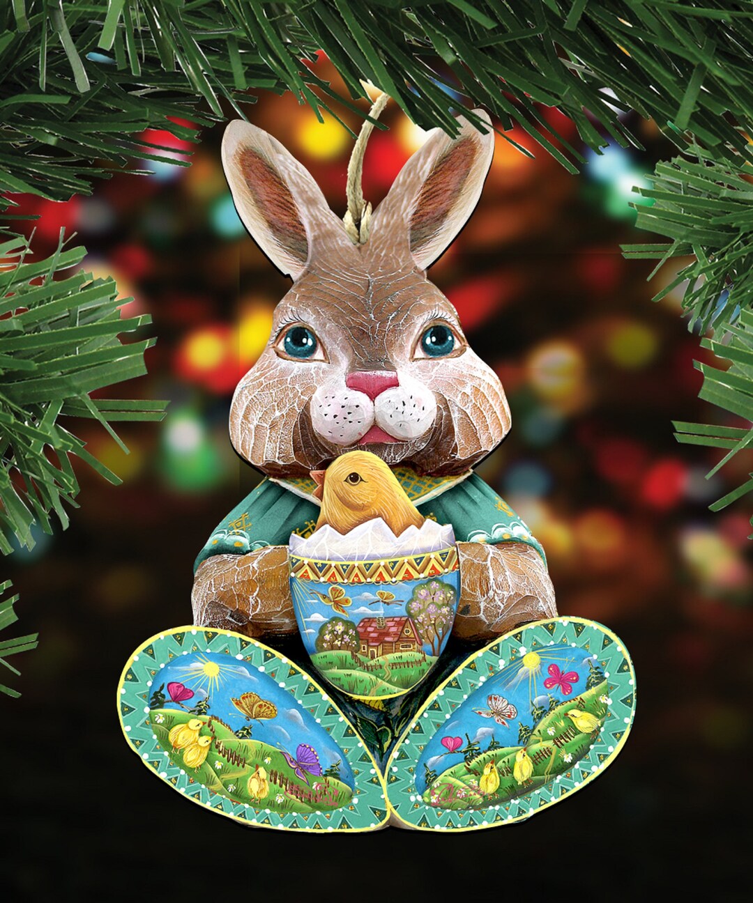 SALE Easter Decoration Easter Bunny Tree Ornaments Easter Bunny Holiday ...