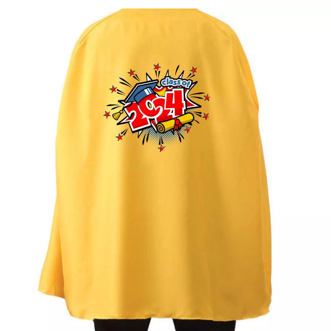 Student or Teacher Cape - Class of 2024 - Etsy