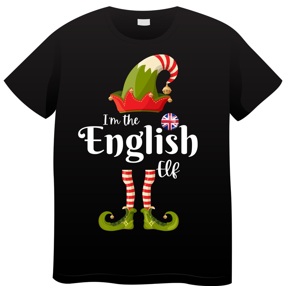 Elf Squad Iron on Transfer I'm the English Elf - Etsy