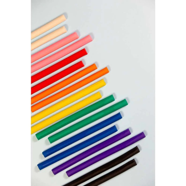 Plasticine Modeling Clay Sticks 9 Color 260g - Etsy