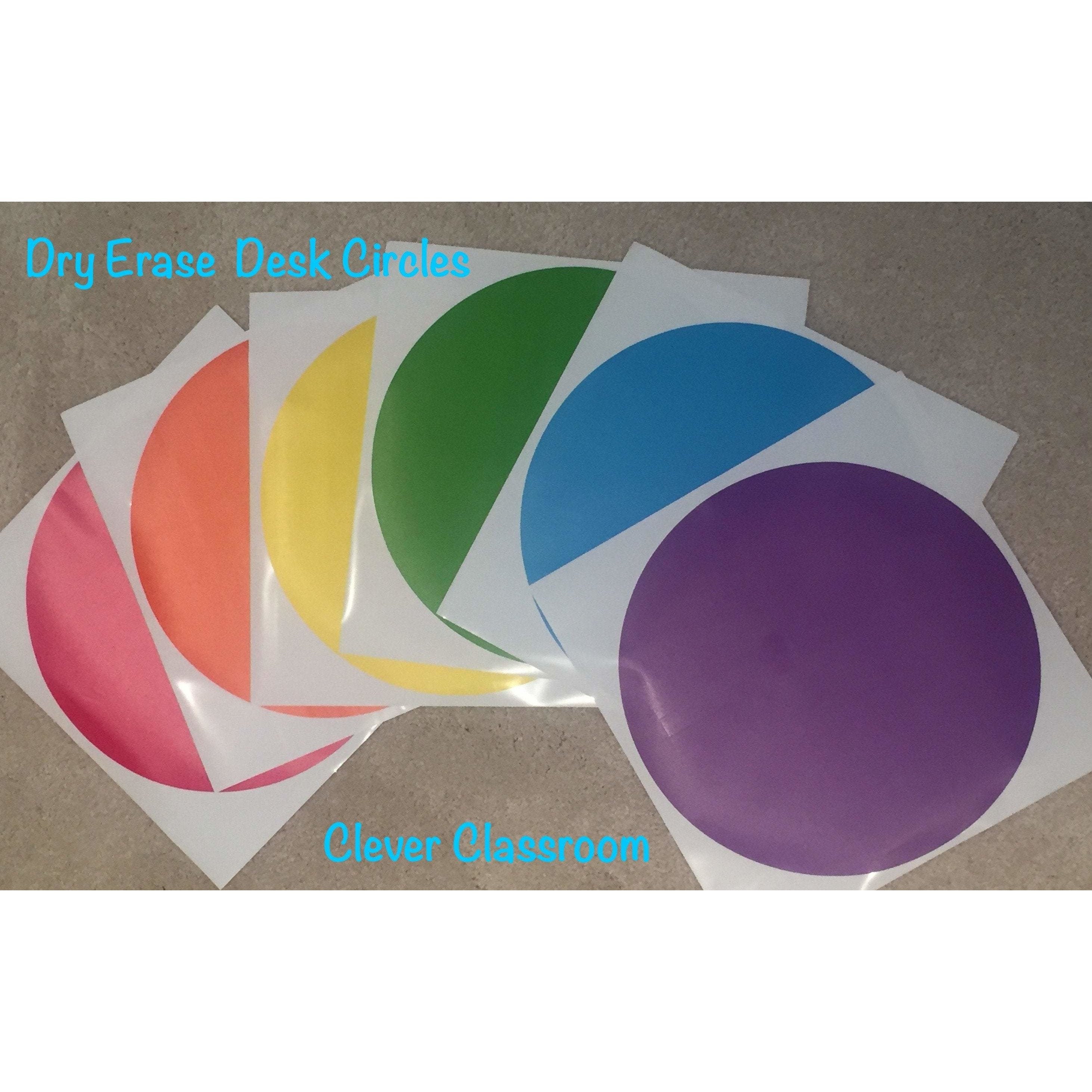 29cm Diameter Aus Made Classroom Table Dots Dry Erase Circles - Etsy
