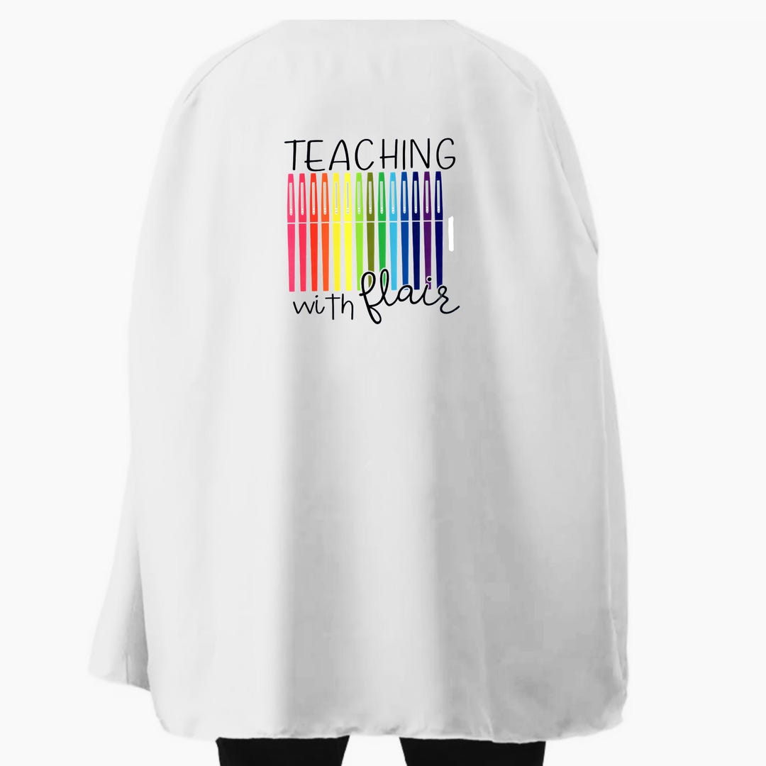 Teacher Cape - Teaching With Flair - Etsy