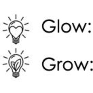 Glow and Grow Teacher Stamp - Round 30mm - Etsy