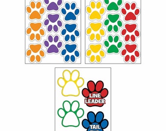 Paw Print Floor Vinyl - Etsy