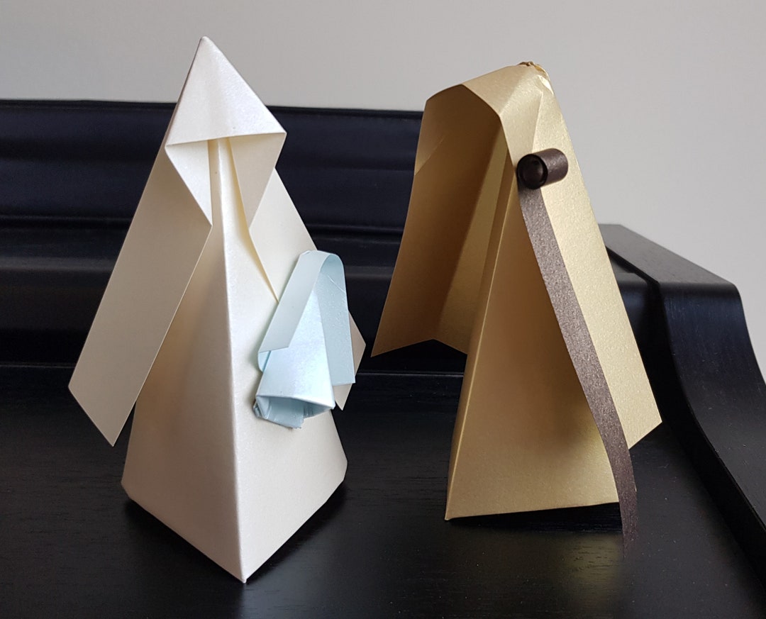 Handmade Nativity Scene Only in Origami, Perfect for Christmas Present ...