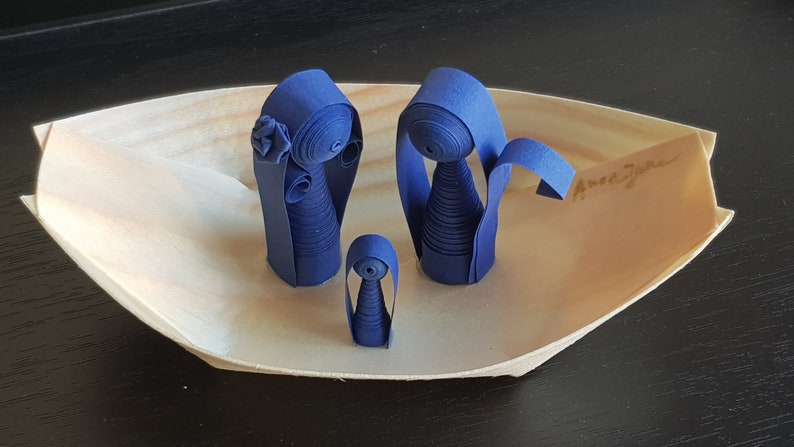 Nativity Quilling Scene on a Boat :-) - Etsy