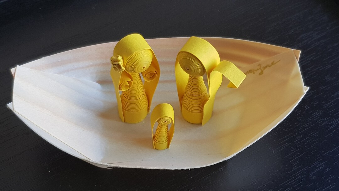 Nativity Quilling Scene on a Boat :-) - Etsy