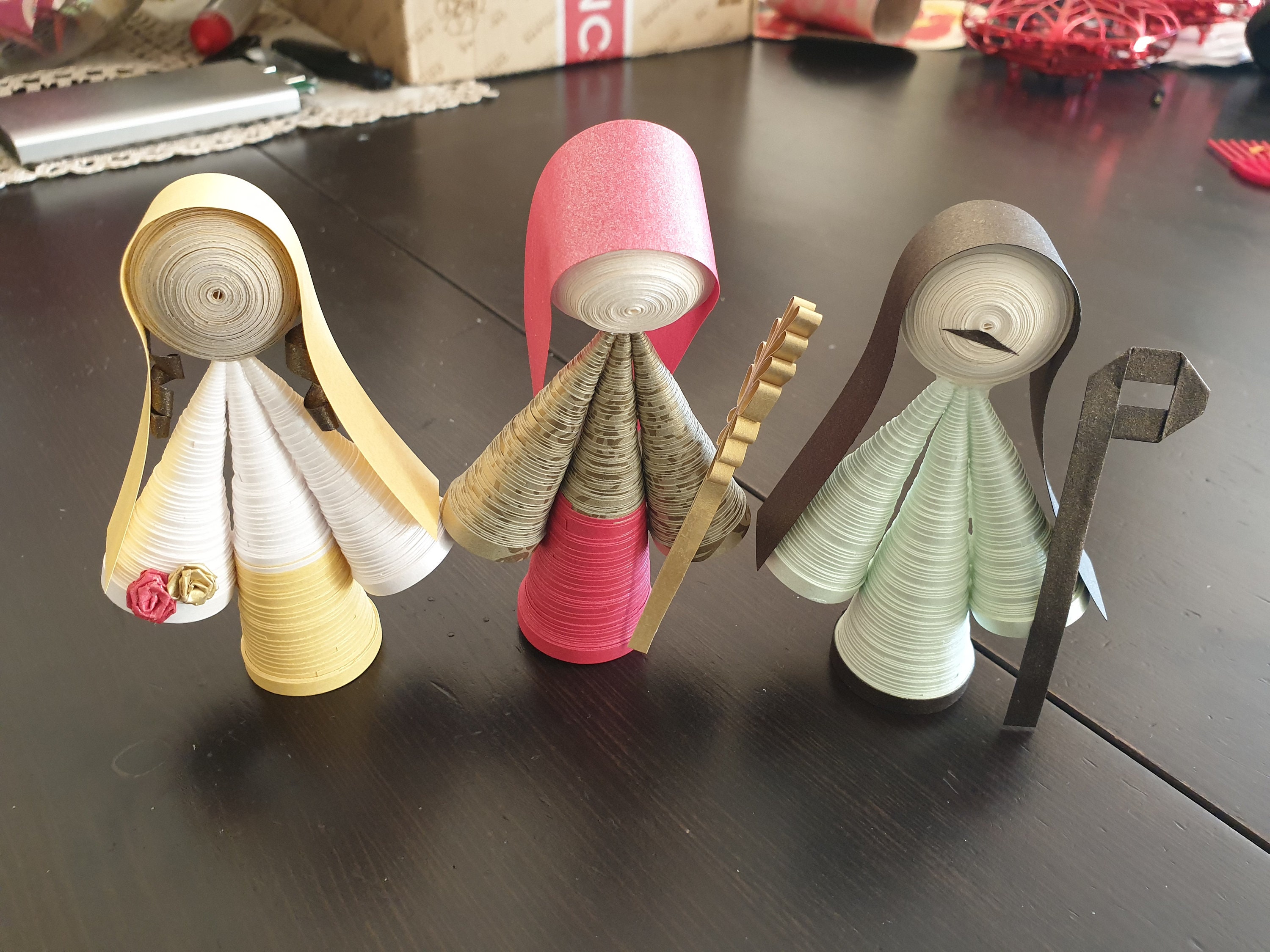 Handmade Quilling Extra Pieces for the Big Nativity Set or Other Sets ...