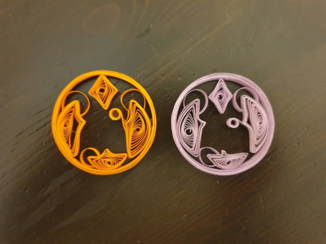 Quilling Circle Nativity Paper Ornament - Etsy