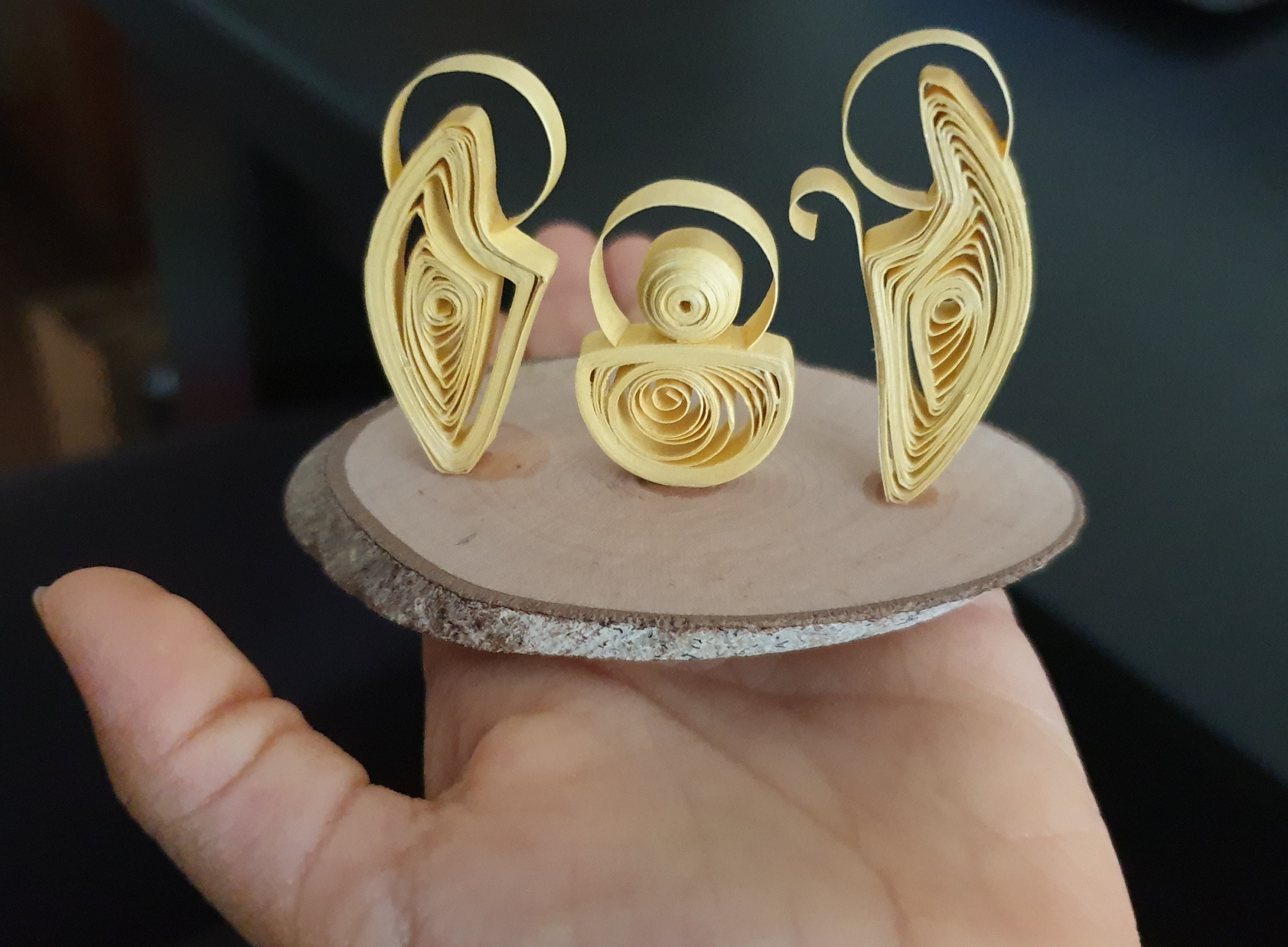 Miniature Quilling Nativity Scene With a Modern Twist :-) - Etsy UK