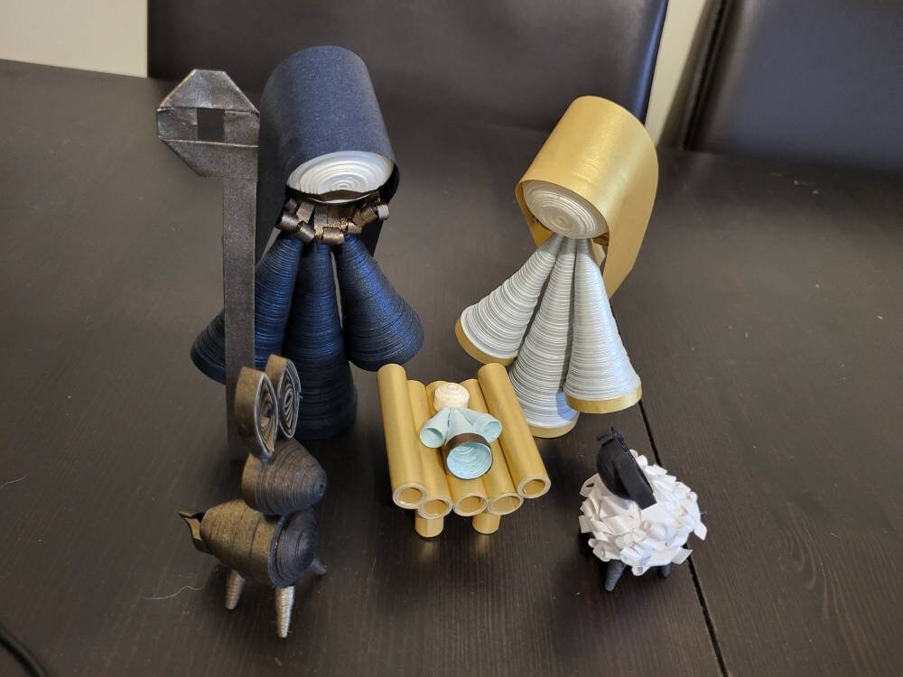 Quilling Nativity Scene - Small - Etsy