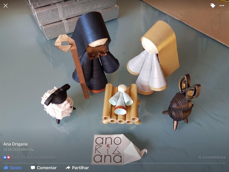 Quilling Nativity Scene - Small - Etsy