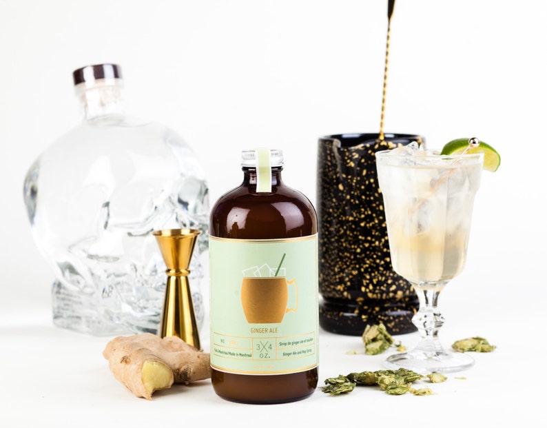 Ginger Ale and Hops Syrup Sirop De Ginger Ale Et Houblon - Etsy Canada