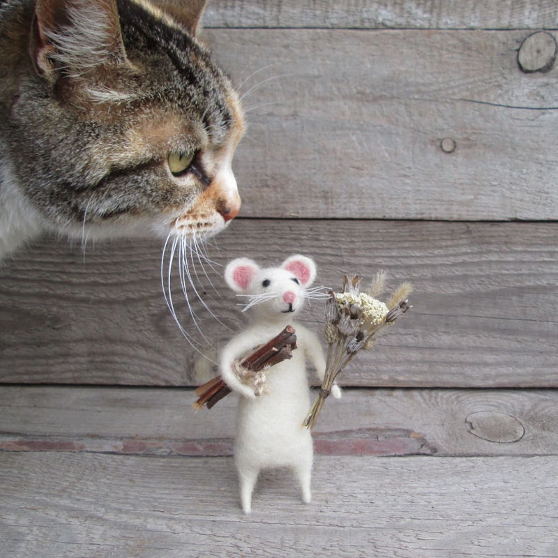 Felted Rat - Etsy