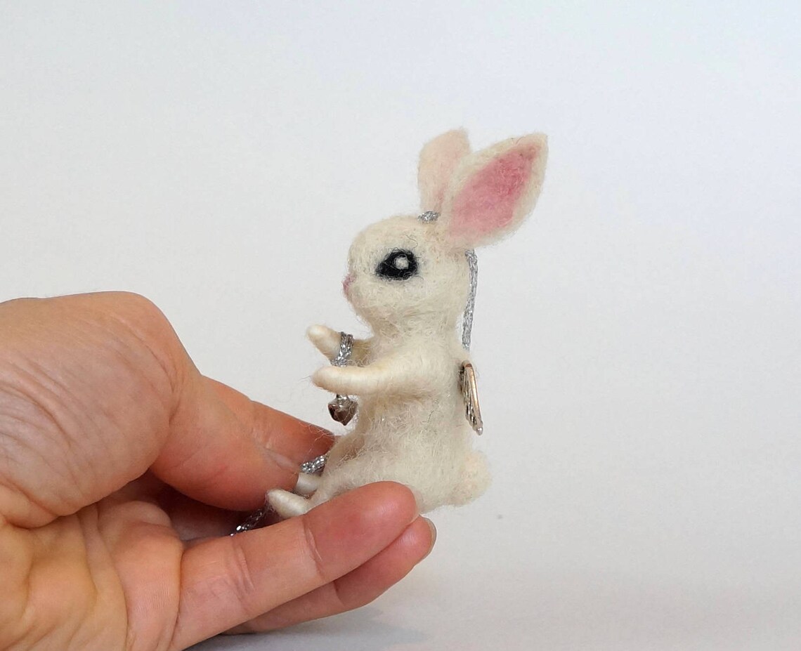 Angel Bunny Christmas Bunny Fairy Rabbit Angel Wings Christmas - Etsy