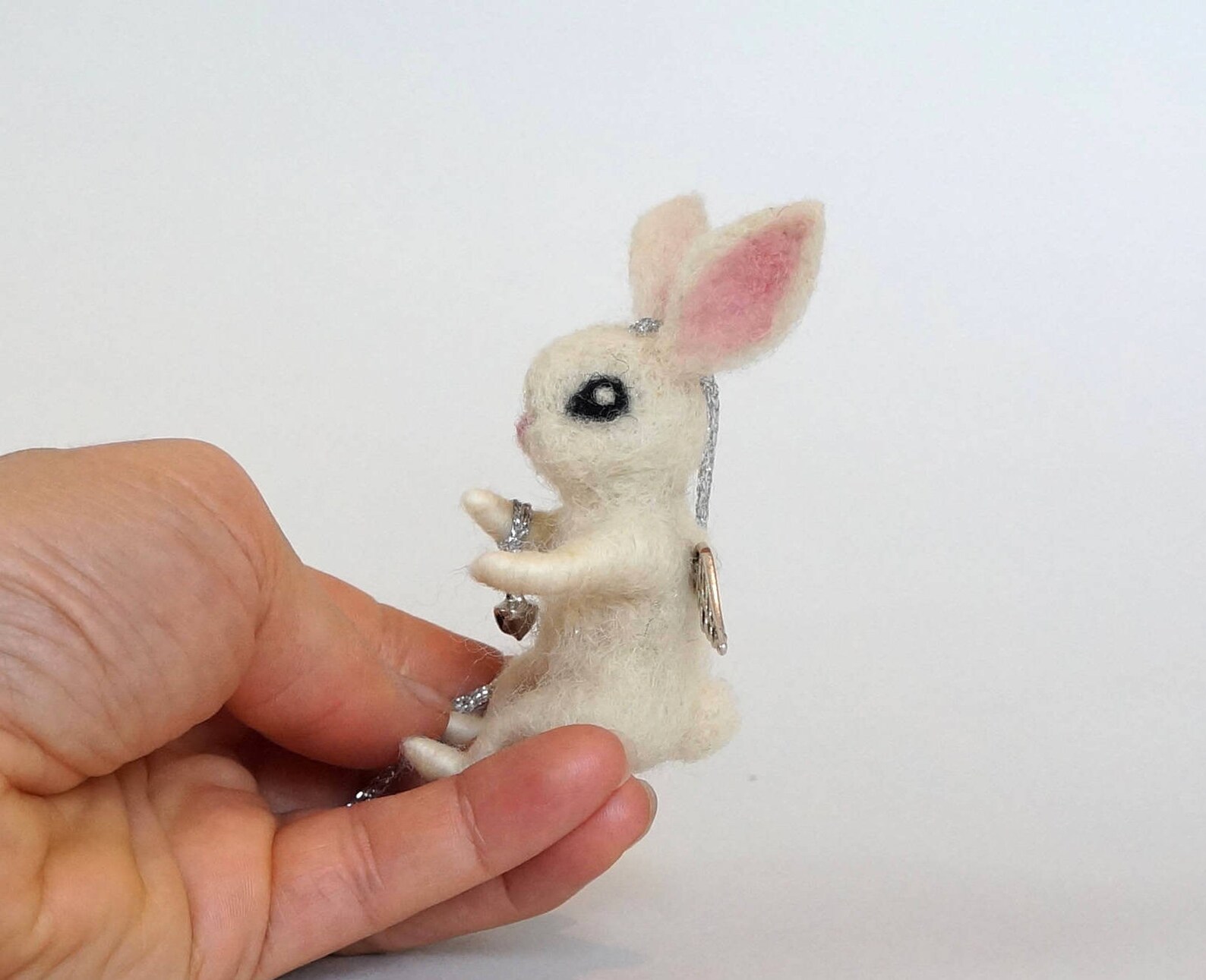 Angel Bunny Christmas Bunny Fairy Rabbit Angel Wings Christmas - Etsy