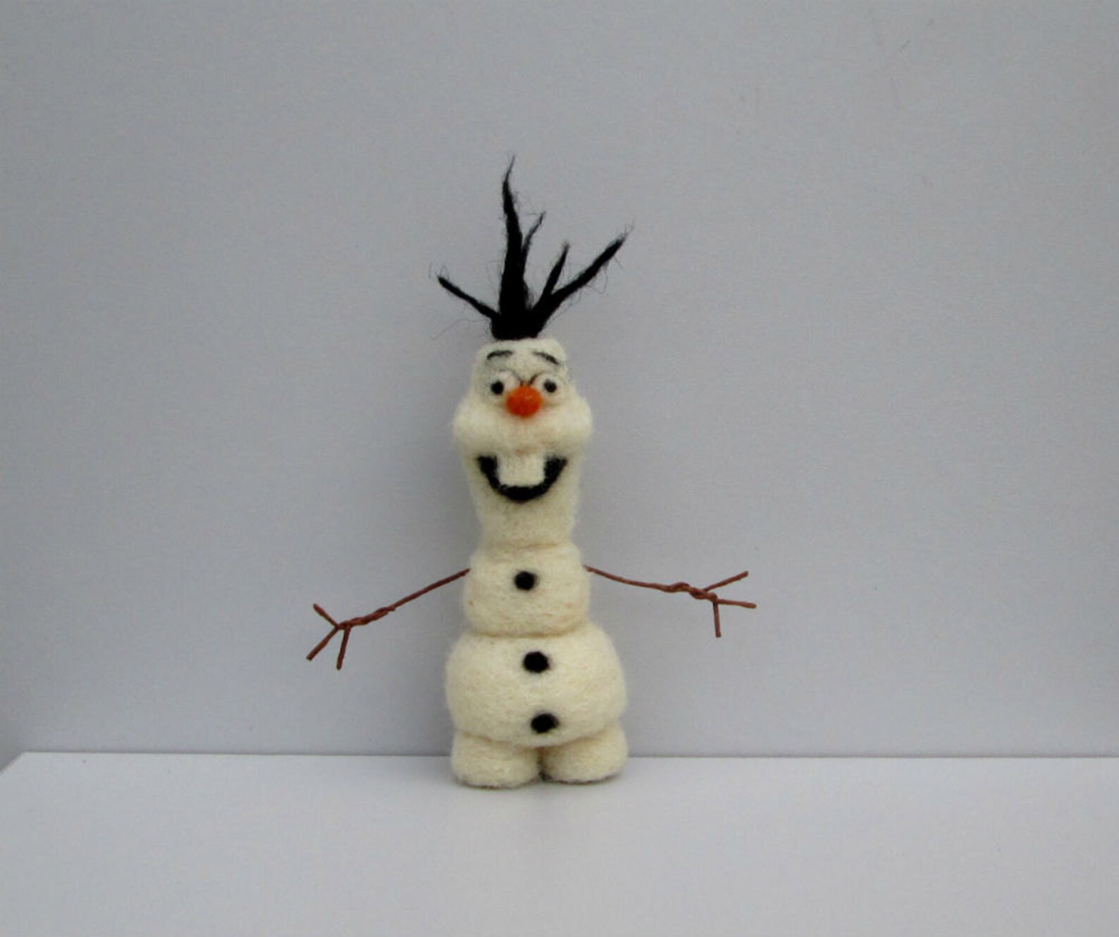 Olaf Felt Snowman Christmas Ornament Winter Figurinе Disney - Etsy