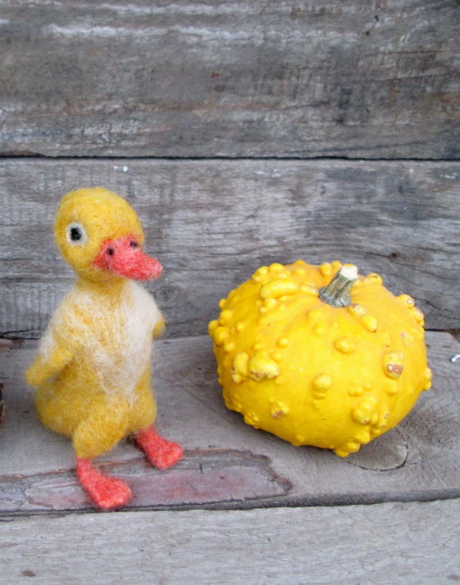 Felted Duck Easter Decor Wool Duck Woolen Sculpture Felted Animal ...
