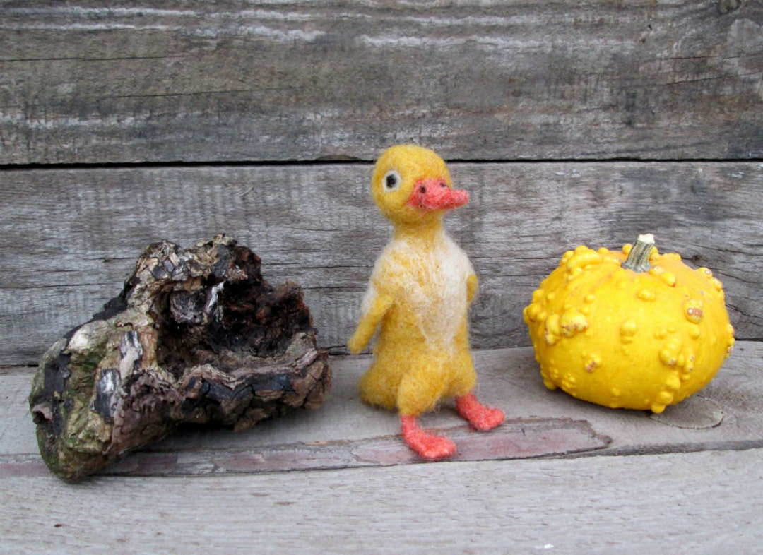 Felted Duck Easter Decor Wool Duck Woolen Sculpture Felted Animal ...