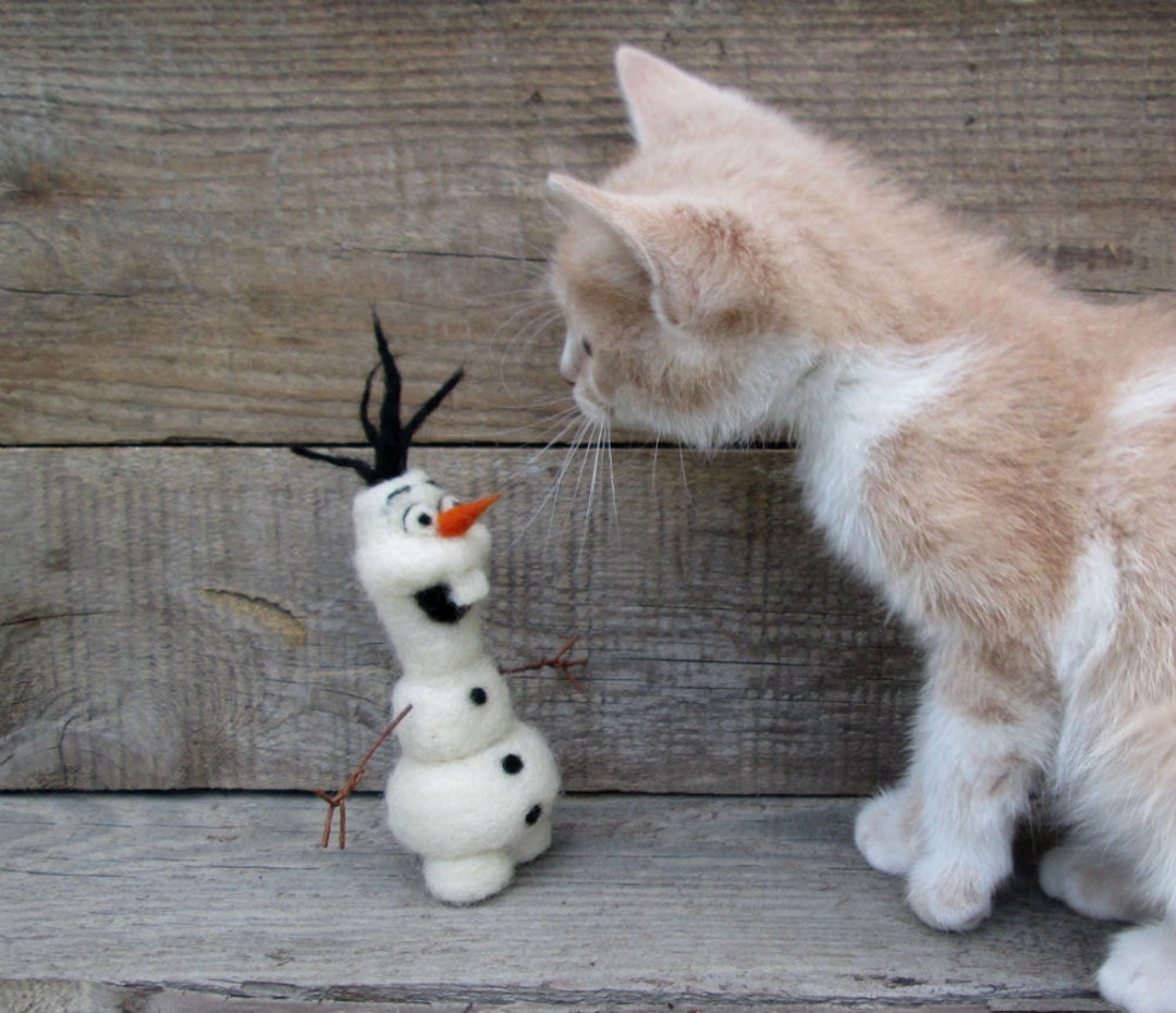 Olaf Felt Snowman Christmas Ornament Winter Figurinе Disney Frozen Xmas ...