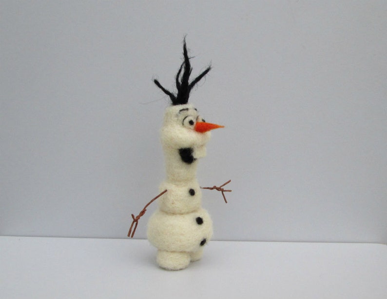 Olaf Felt Snowman Christmas Ornament Winter Figurinе Disney - Etsy
