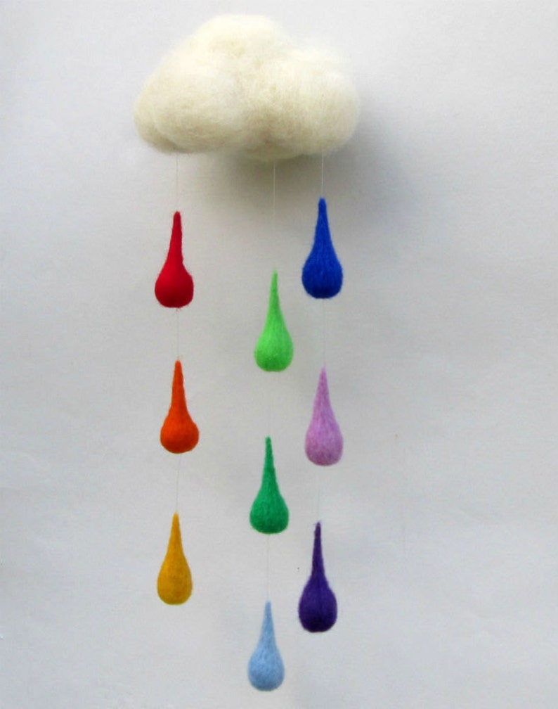 Living Room Décor Rainbow Mobile Spring Summer Accent - Etsy