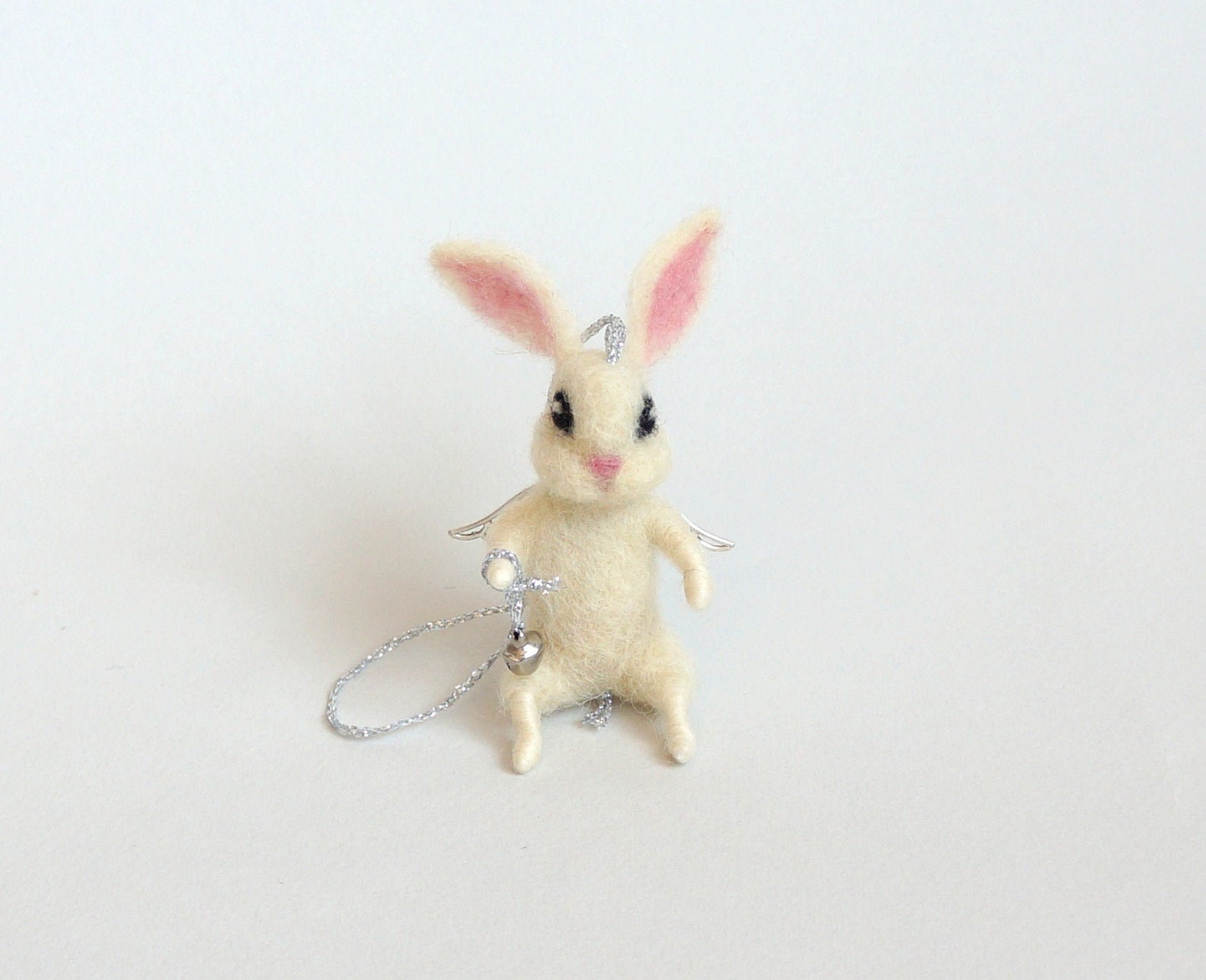 Angel Bunny Christmas Bunny Fairy Rabbit Angel Wings Christmas - Etsy