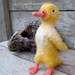 Felted Duck Easter Decor Wool Duck Woolen Sculpture Felted Animal ...