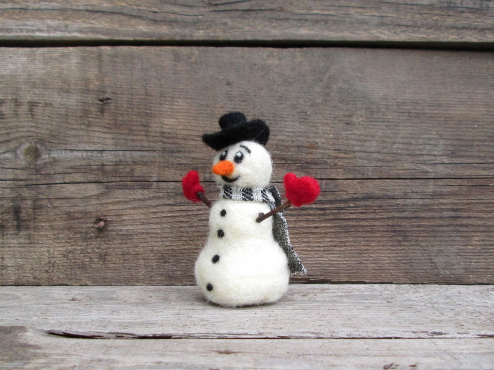 Snowman Tree Snowman Cute Christmas Decor Winter Figurine Nativity ...