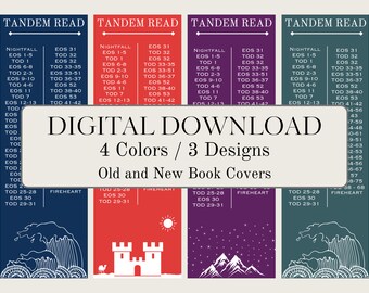 Tog Tandem Read Bookmarks | Tog Reading Order Guide | Fantasy Romance ...