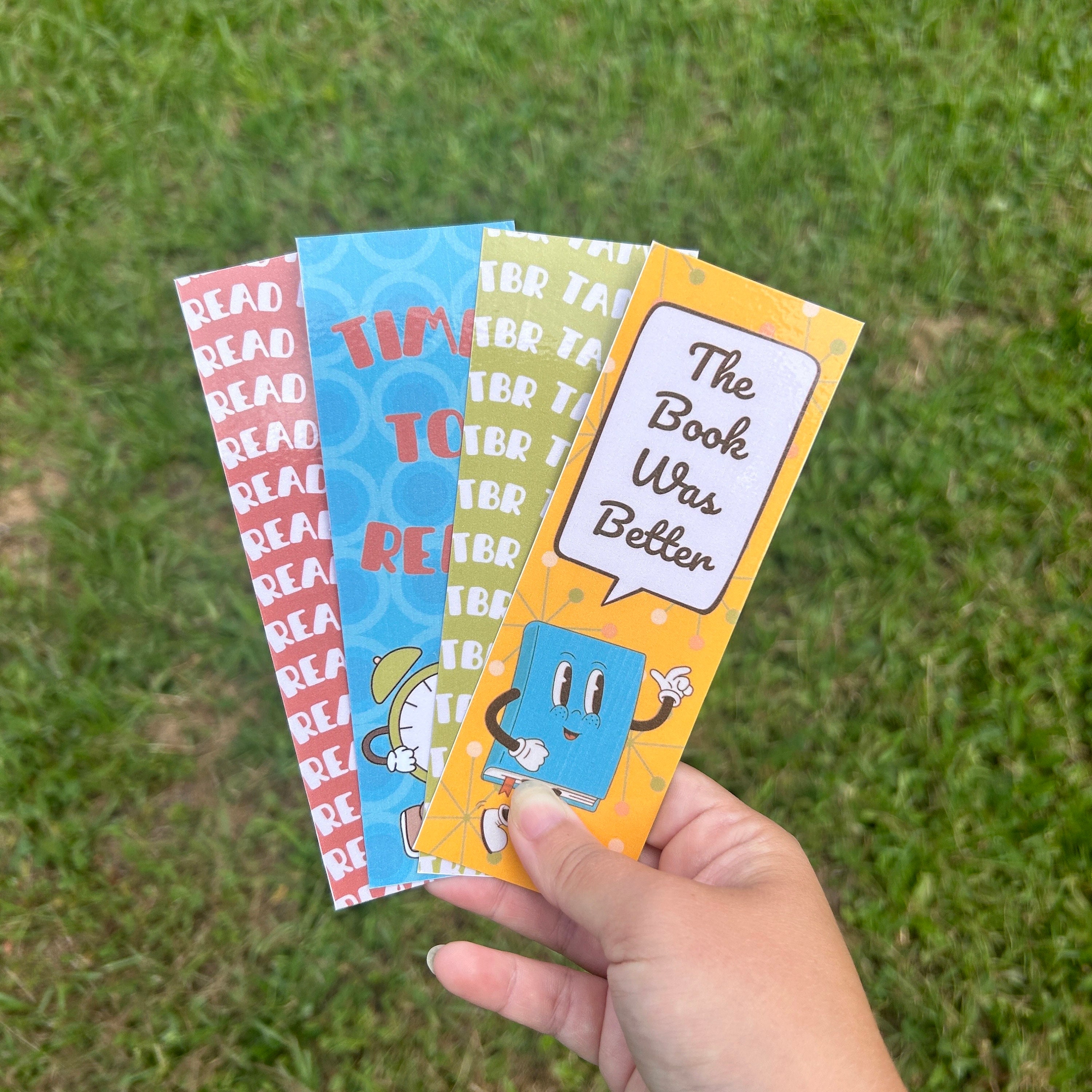 1950s Retro Bookmarks | Vintage Cartoon Bookmark | Mid Century Bookmark ...