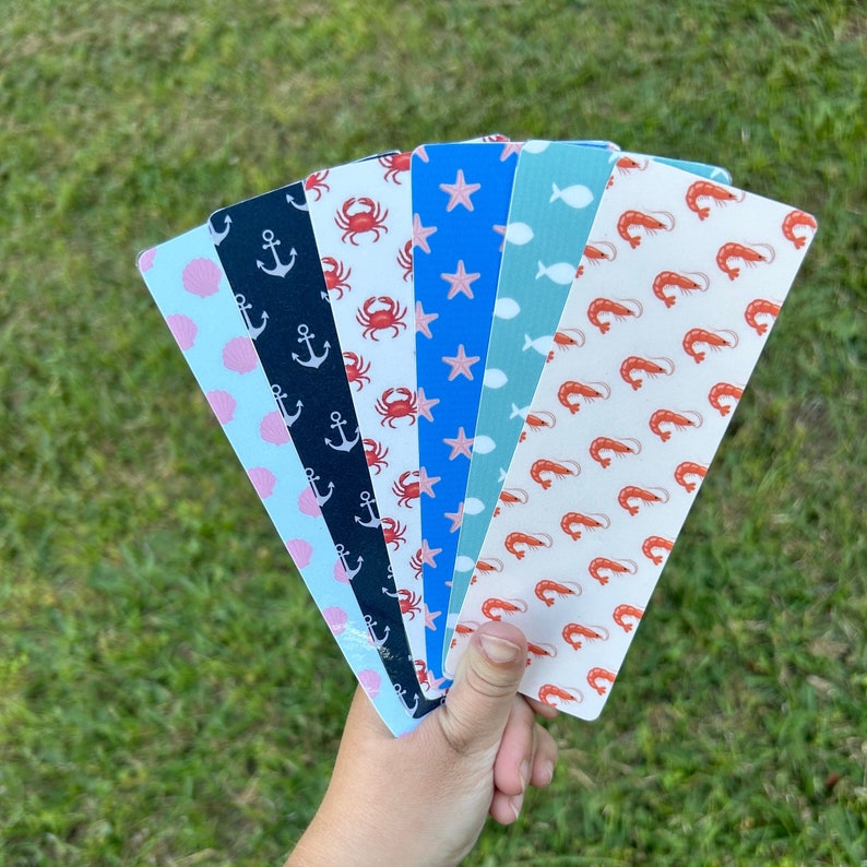 Nautical Bookmarks | Ocean Bookmarks | Kids Bookmarks | Digital ...