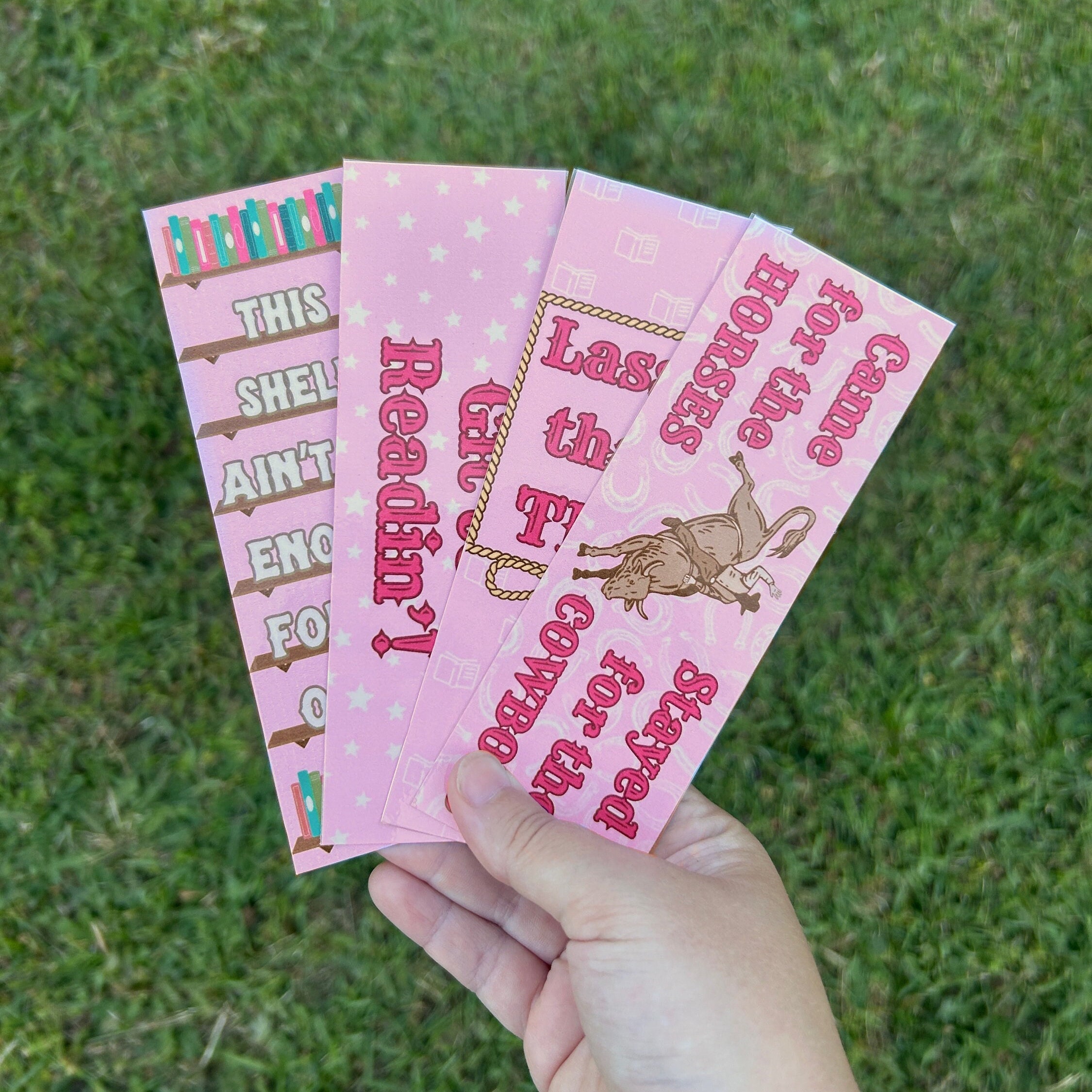 Cowgirl Bookmarks | Cowboy & Western Bookmarks | Horse Bookmarks ...