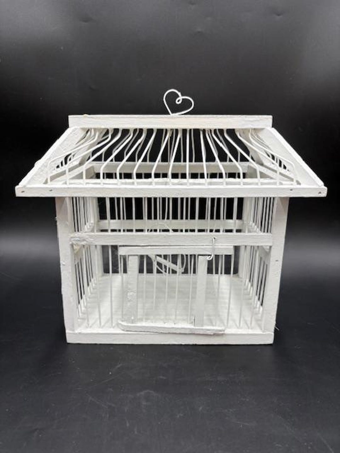 Vintage Bird Cage - Bird Cage - Small Bird Cage - Vintage Cage - Cage ...