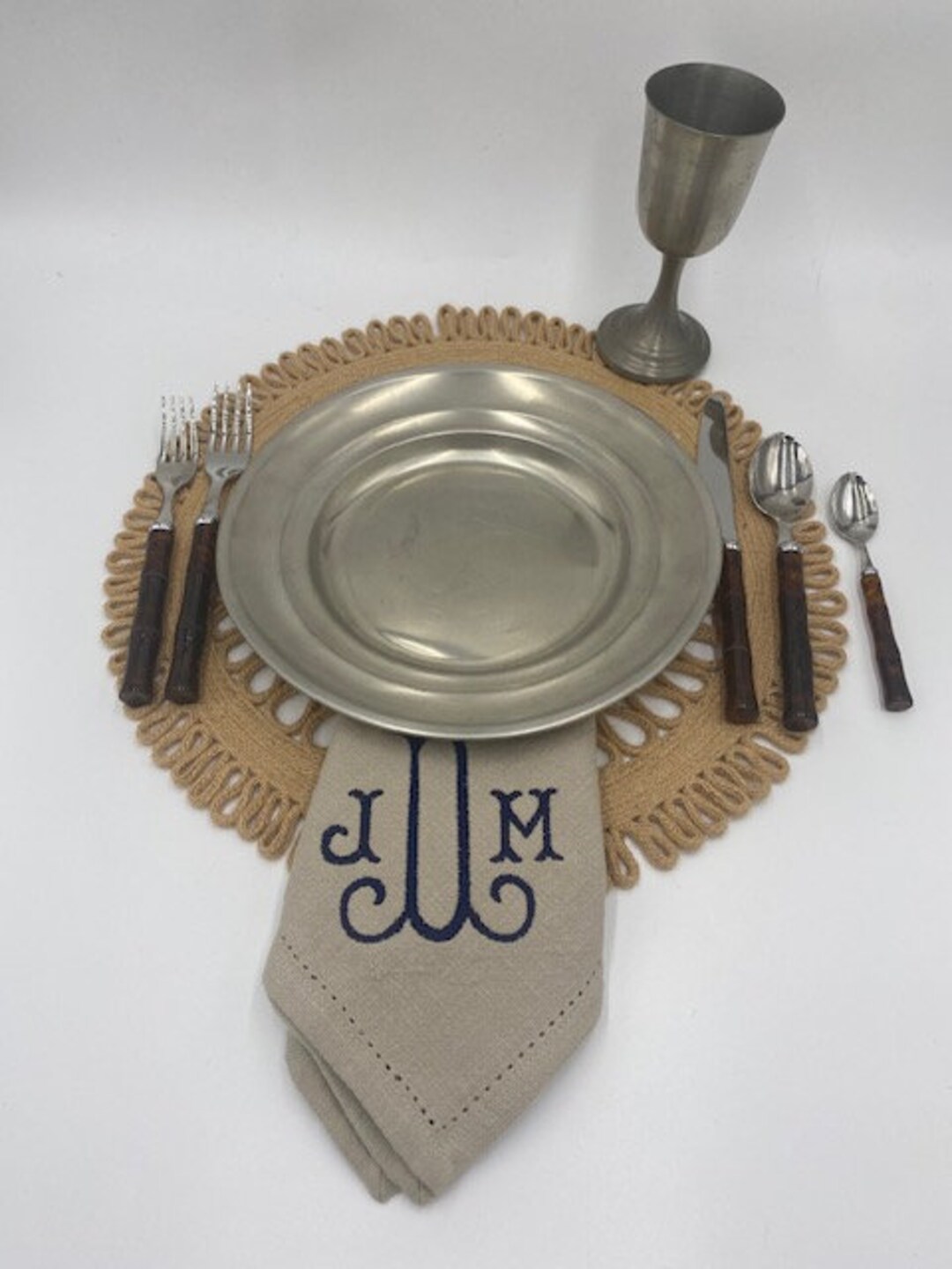 Vintage Pewter Dinnerware Pewter Dinnerware Vintage Pewter Plate Pewter ...