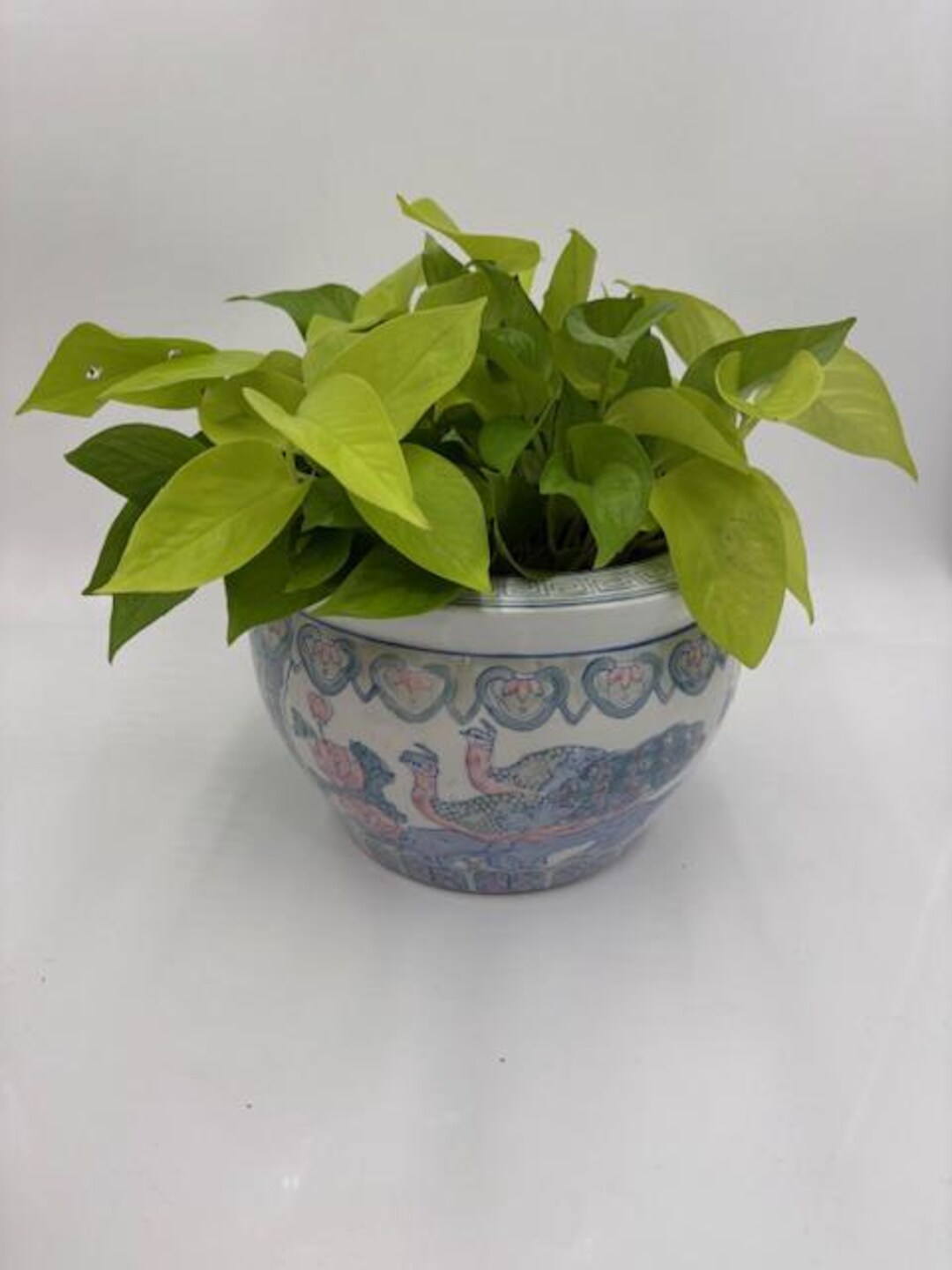 Vintage Chinese Planter - Chinese Planter - Vintage Planter- Ceramic ...