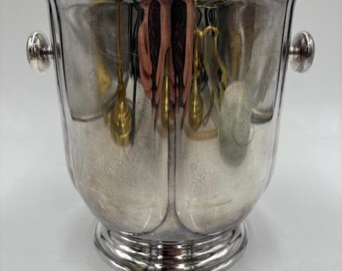 Vintage Silverplate Ice Bucket - Silverplate Ice Bucket - Vintage ...