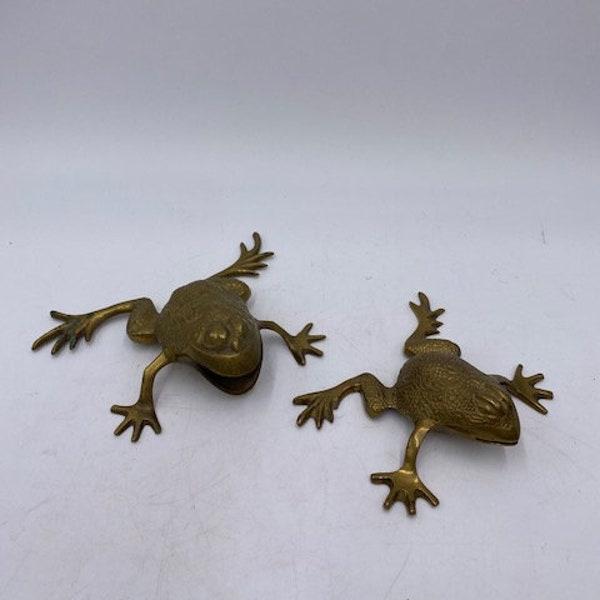 Brass Frog - Etsy