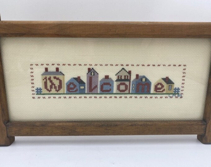 Vintage Needlepoint Wall Hanging - Needlepoint Wall Hanging - Vintage ...