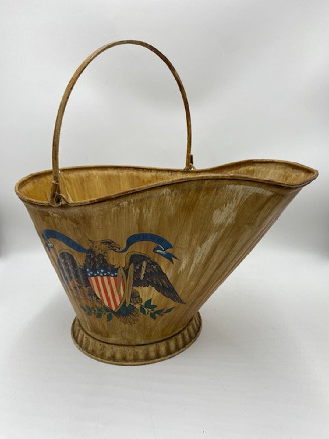 Vintage Coal Bucket - Coal Bucket - Vintage Coal Scuttle - Coal Scuttle ...