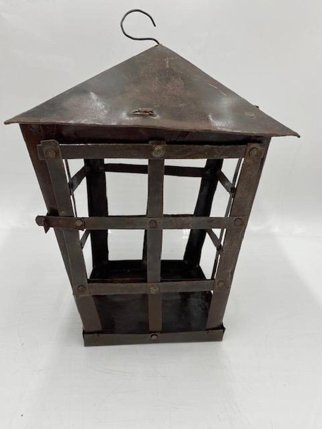 Vintage Metal Lantern Metal Lantern Lantern Vintage Lantern Rustic ...