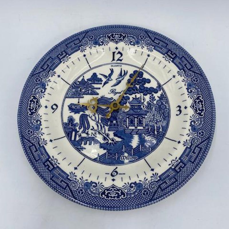 Plate Wall Clock - Etsy
